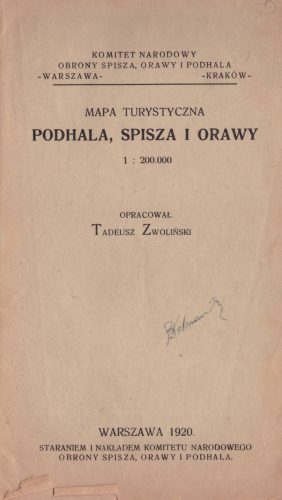Mapa Podhala, Spisza i Orawy 1:200.000. | Antykwariat Filar